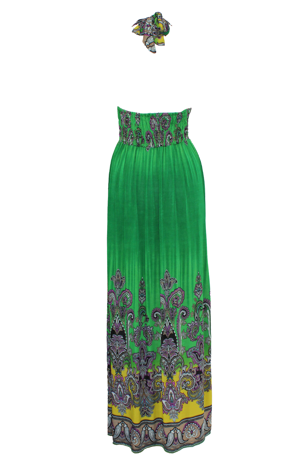 088 Long Halter Neck Summer Boho Maxi Dress Size 8 14 Ebay