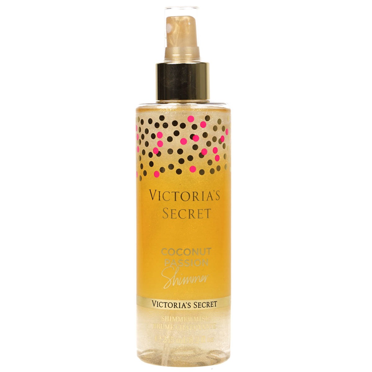 Victorias Secret Shimmer Fragrance Body Mist Spray 245ml Coconut