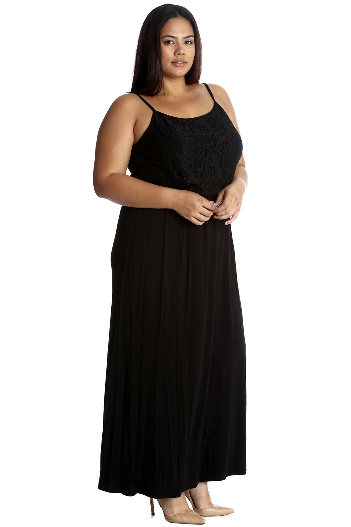 New Womens Dress Plus Size Maxi Ladies Floral Lace Full Length New Womens Dress Plus Size Maxi Ladies Floral Lace Full Length