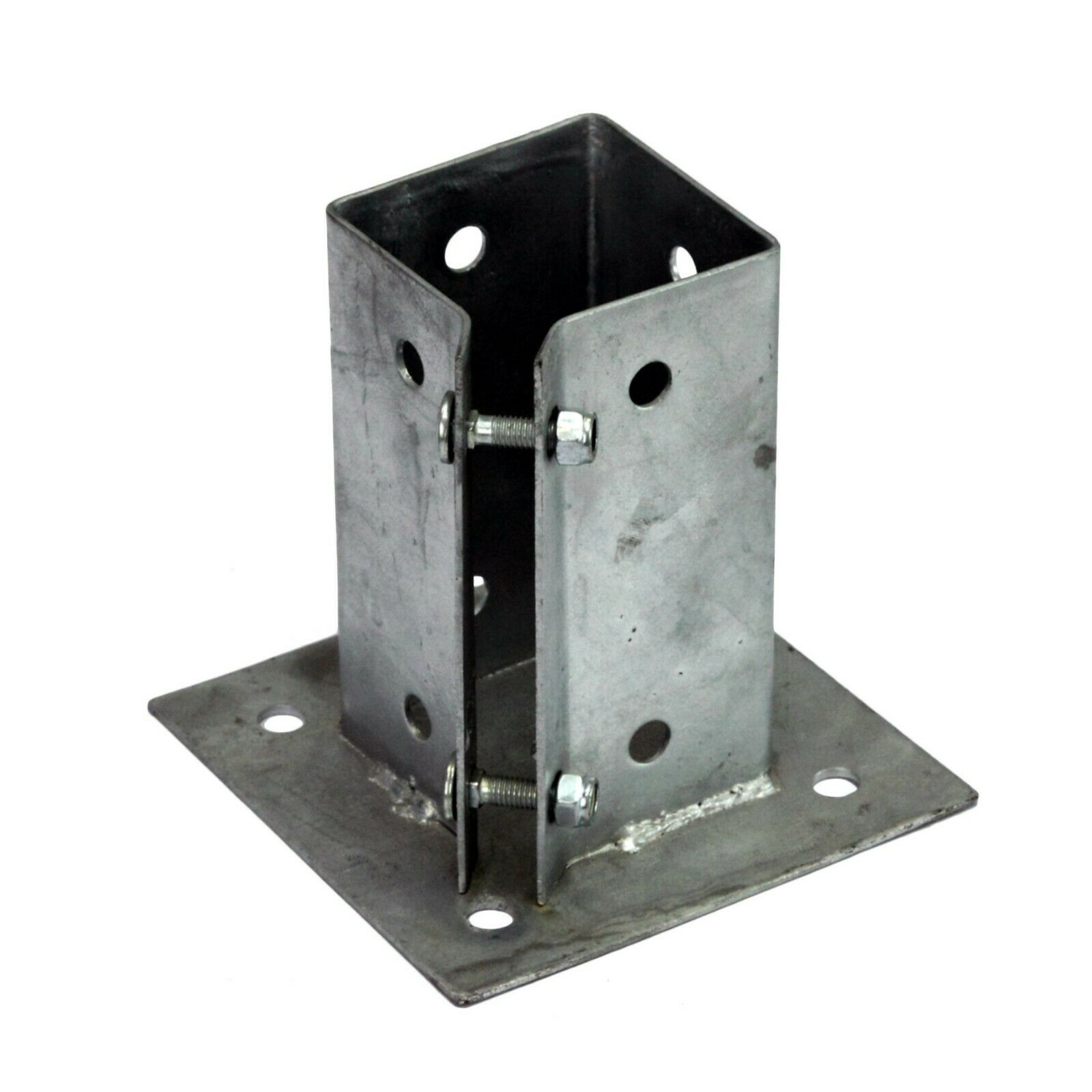 Fence Post Holder Support Spike Easy Grip Galvanised Metal Steel Timber ...