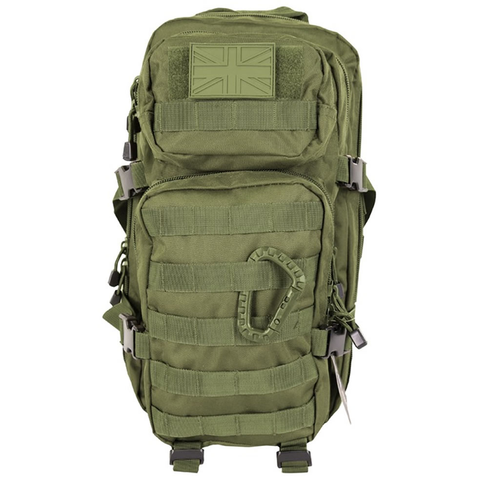 Kombat UK Small Molle Assault Pack 28 Litre Cadet Bag Rucksack Backpack ...