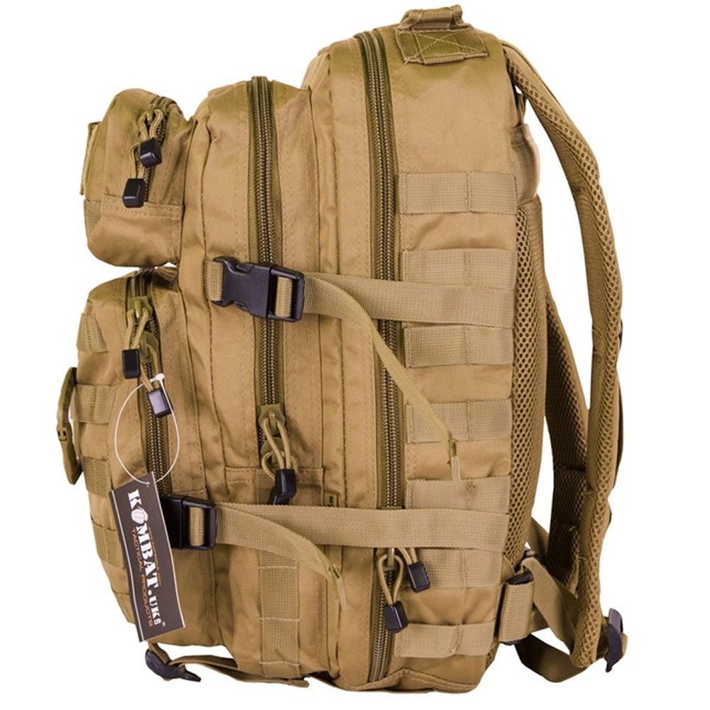 Kombat UK Small Molle Assault Pack 28 Litre Cadet Bag Rucksack Backpack ...
