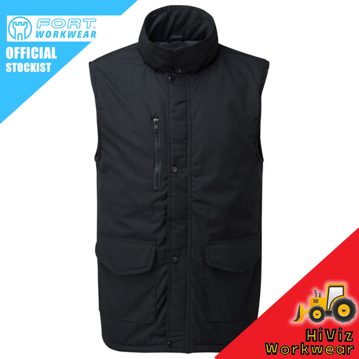 Fortress Navy Blue Body Warmer Size Extra Large Castle Wroxham 222/nv ...