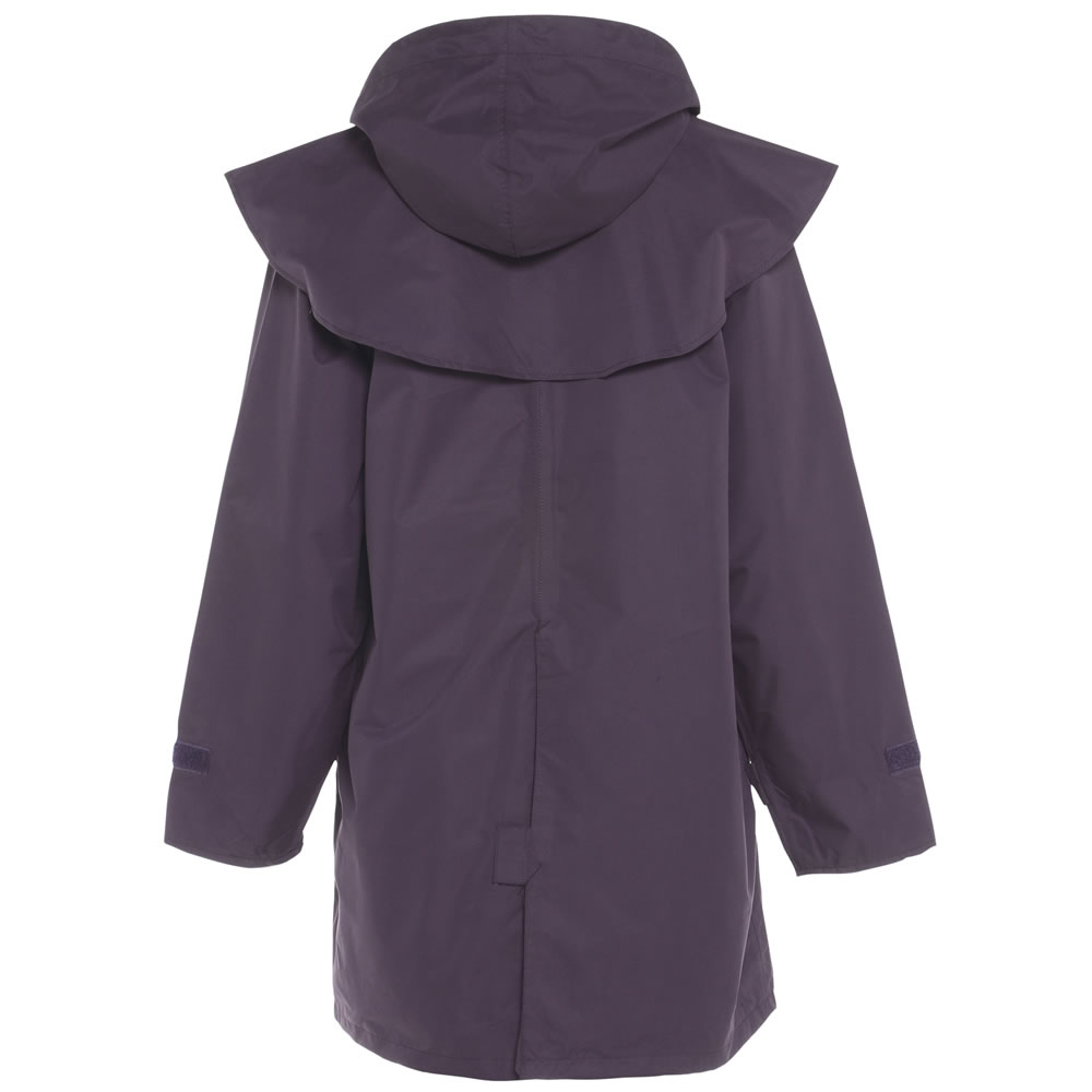 Ladies 3/4 Mid Length Waterproof Riding Rain Jacket Country Coat with ...
