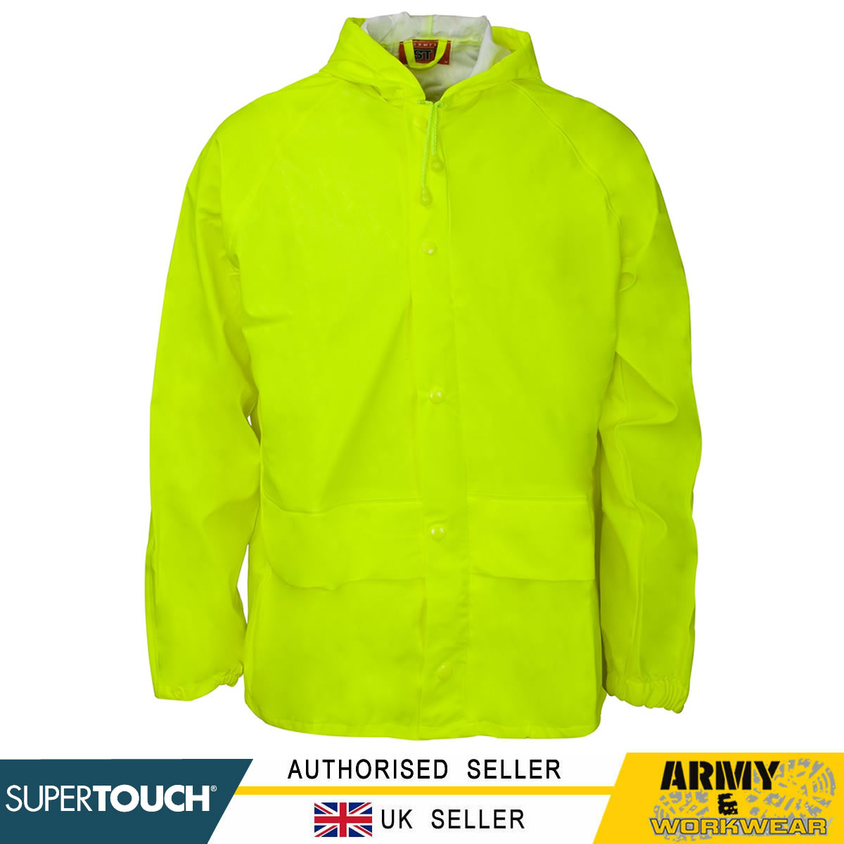 Storm-Flex PU Rain Jacket Waterproof Breathable Taped Welded Seams ...