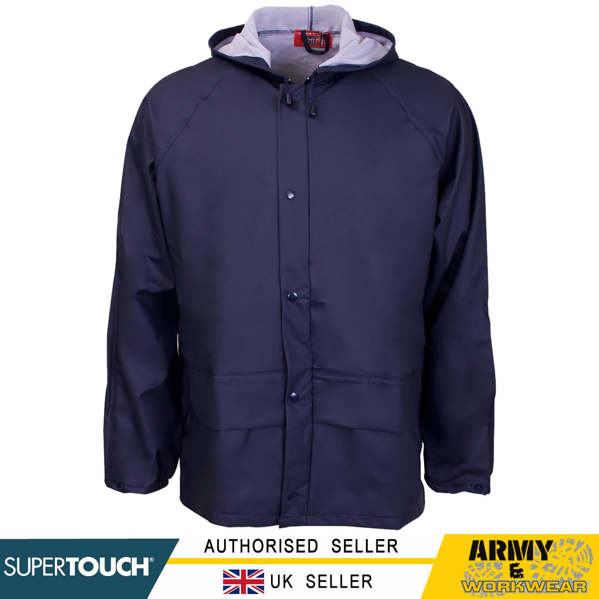 Storm-Flex PU Rain Jacket Waterproof Breathable Taped Welded Seams ...