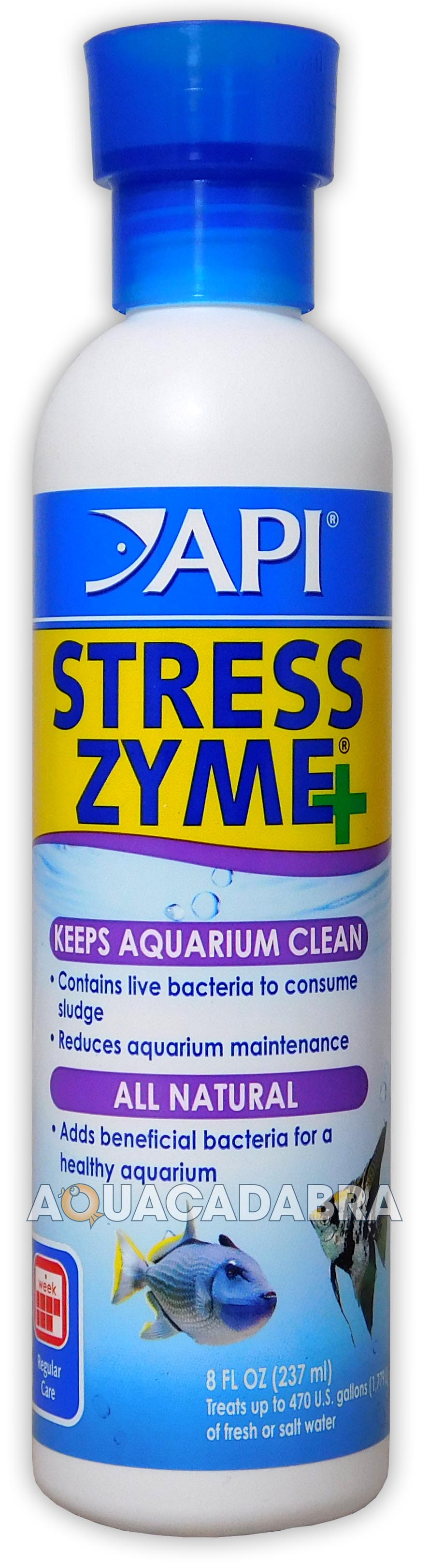 API STRESS ZYME WATER LIVE BACTERIA FILTER BOOSTER TREATMENT AQUARIUM ...
