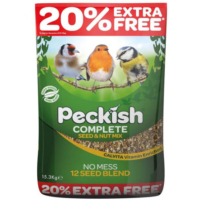 Peckish Complete Wild Bird Feed Food Seed & Nut Mix / Complete Bird ...