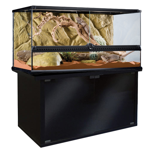 Exo Terra Natural Glass Terrariums & Cabinet Perfect Bundle Reptile Amphibian | eBay