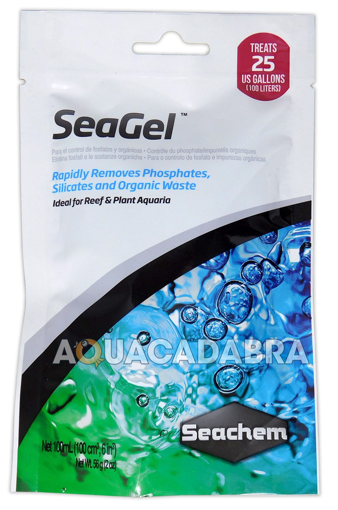 SEACHEM SEAGEL PHOSPHATE SILICATE ORGANIC METAL ACID REMOVER AQUARIUM ...