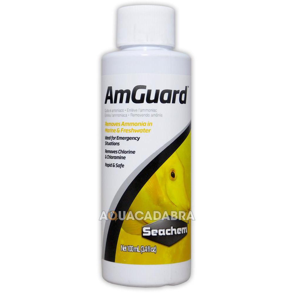 SEACHEM AMGUARD DETOXIFIES AMMONIA EMERGENCY CONCENTRATED AQUARIUM FISH ...