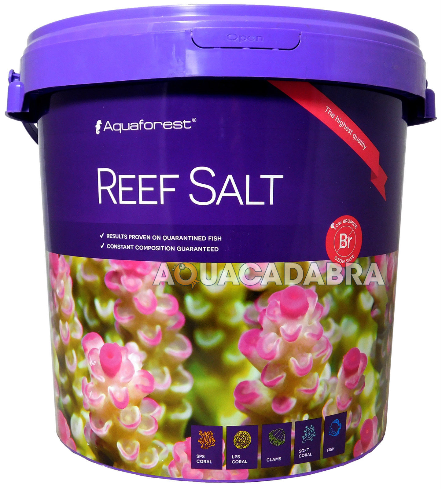 AQUAFOREST REEF SALT 22kg CONSTANT COMPOSITION CORAL MARINE AQUARIUM ...