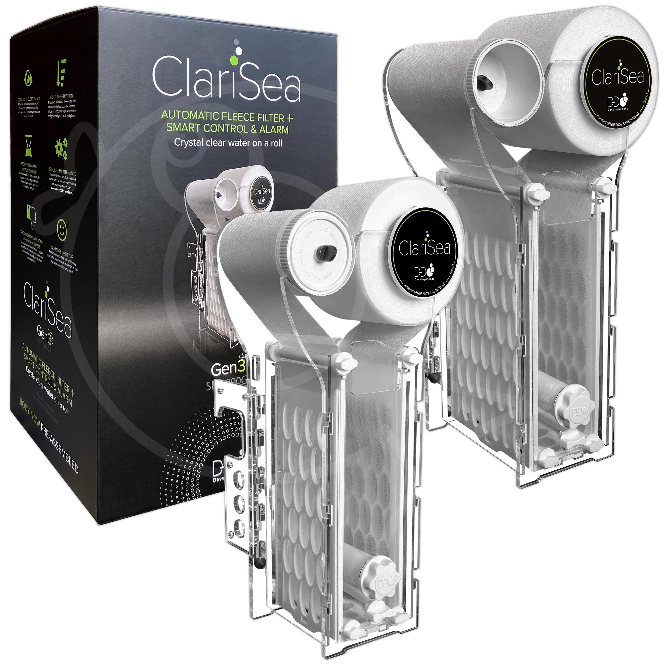 D-D ClariSea Auto Fleece Filters Gen 3 High Efficiency Clear Water ...