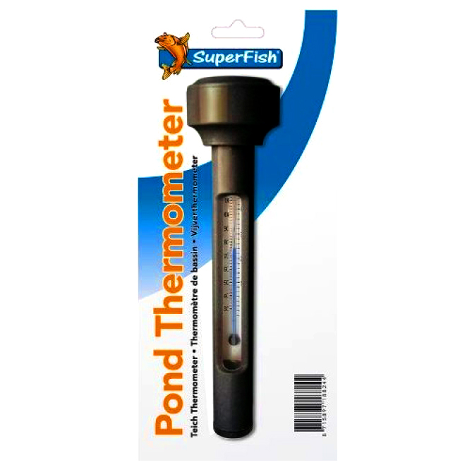 SUPERFISH FLOATING POND THERMOMETER GARDEN SWIMMING POOL WATER ...