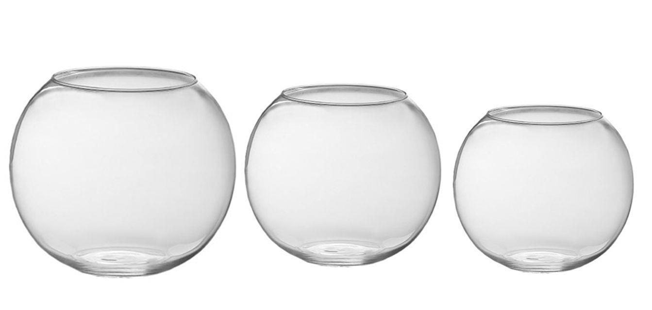 Interpet Glass Fish Bowls - 21/30/35cm heights, ideal for Coldwater ...