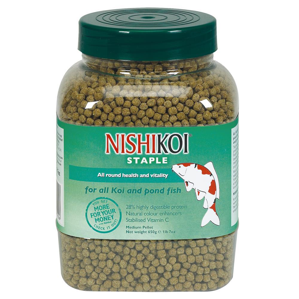 NISHIKOI STAPLE FISH PELLET FOOD RANGE POND HEALTHY PROTEIN KOI ...