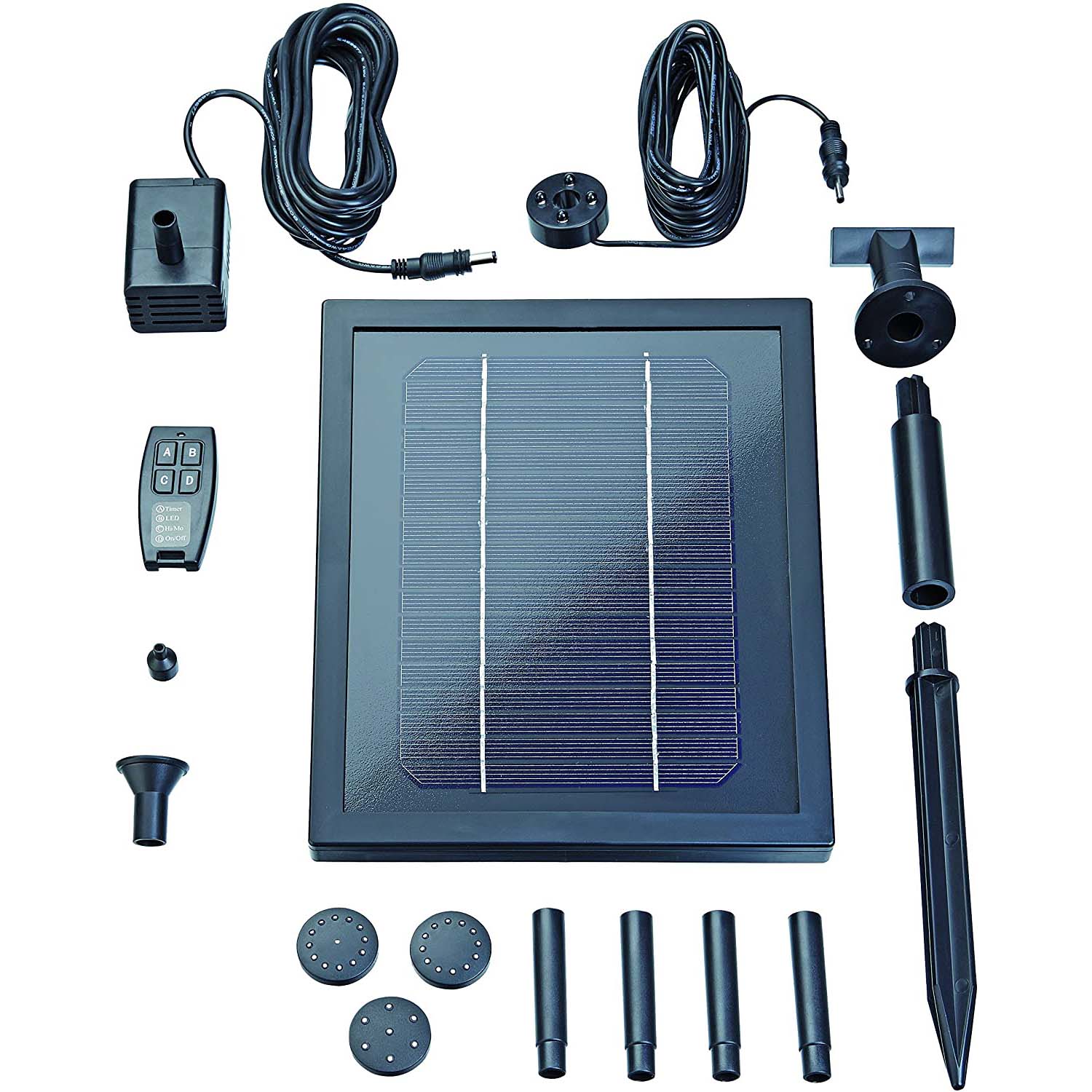 Oase Pontec PondoSolar Solar Powered Fountain Pump Feature Fish Pond ...