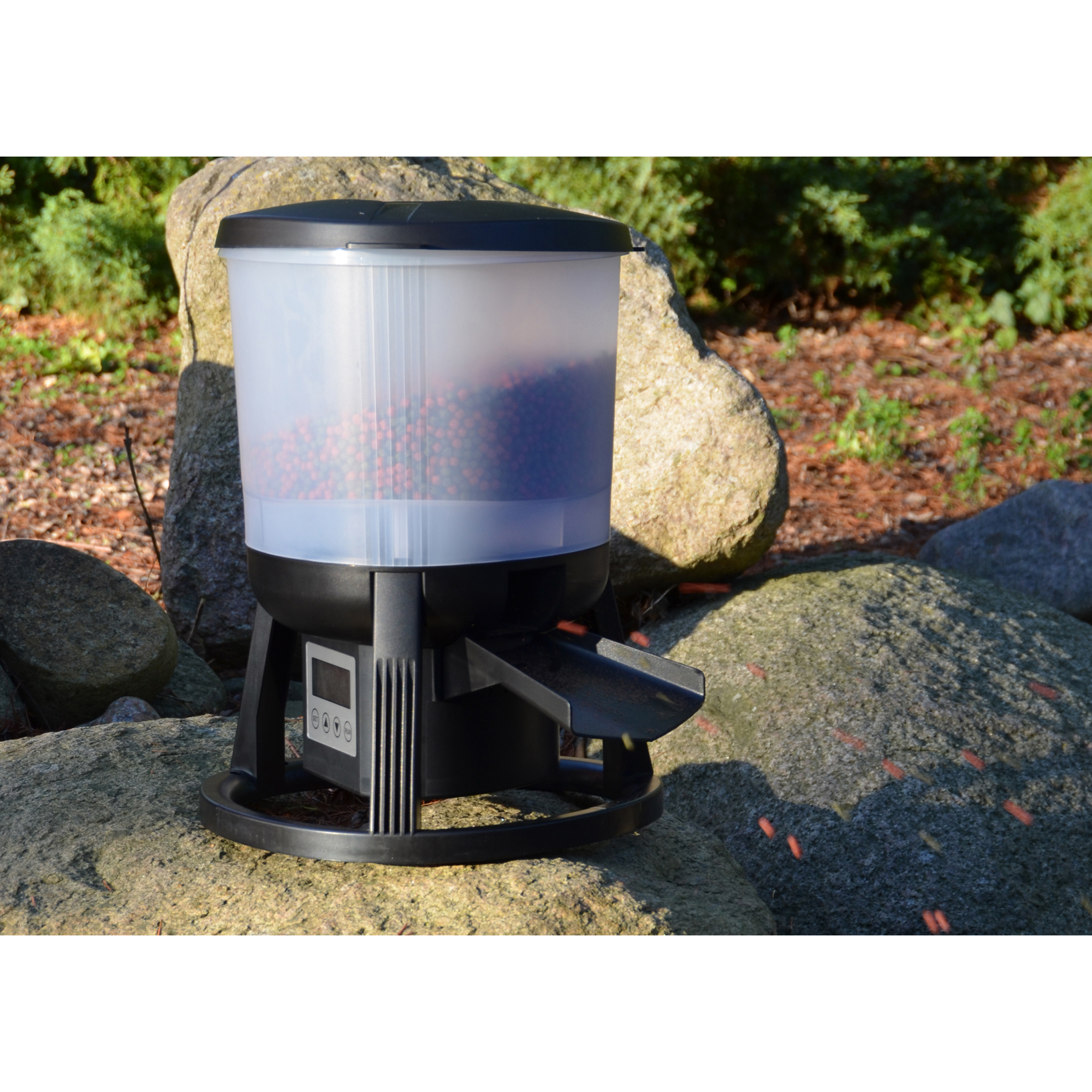 Evolution Aqua evoFeed Automatic Fish Feeder Battery-Powered Pond Koi ...