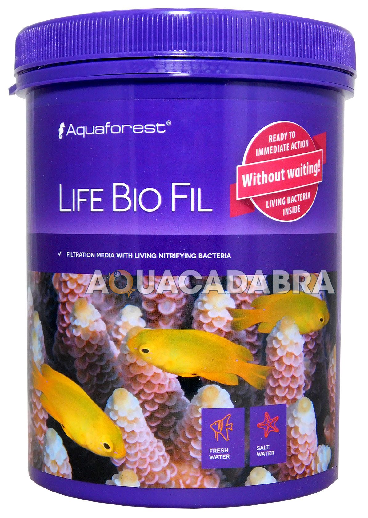 AQUAFOREST LIFE BIO FIL 1.2L LIVE BACTERIA FILTER MEDIA AQUARIUM FISH ...