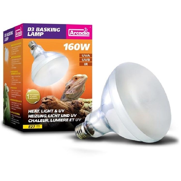ARCADIA D3 REPTILE BASKING LAMP BULB HEAT LIGHT UV UVB MERCURY VAPOUR | eBay