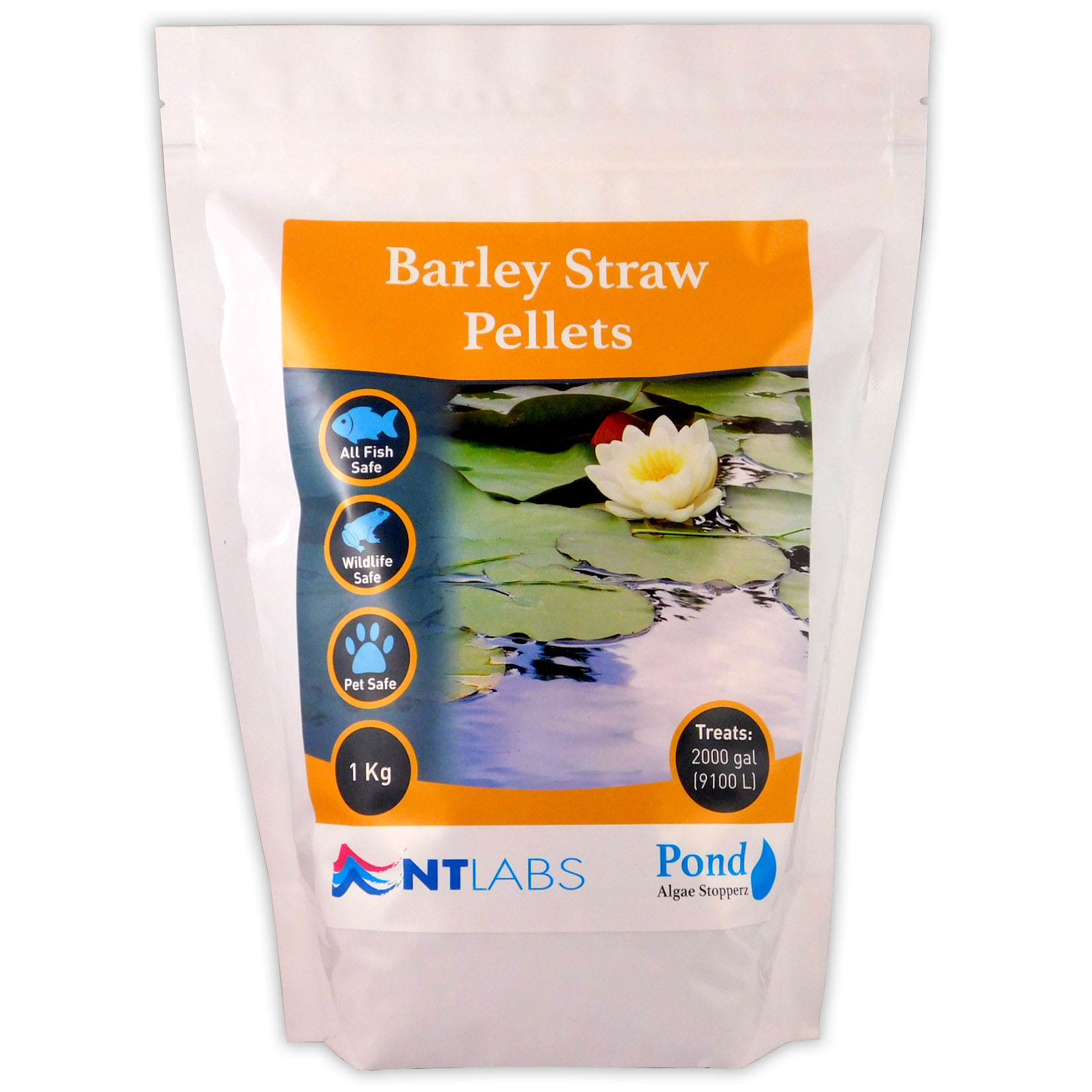 NT LABS ALGAE STOPPERZ 2.5L BARLEY STRAW 1kg PELLETS FISH POND ALGAE ...