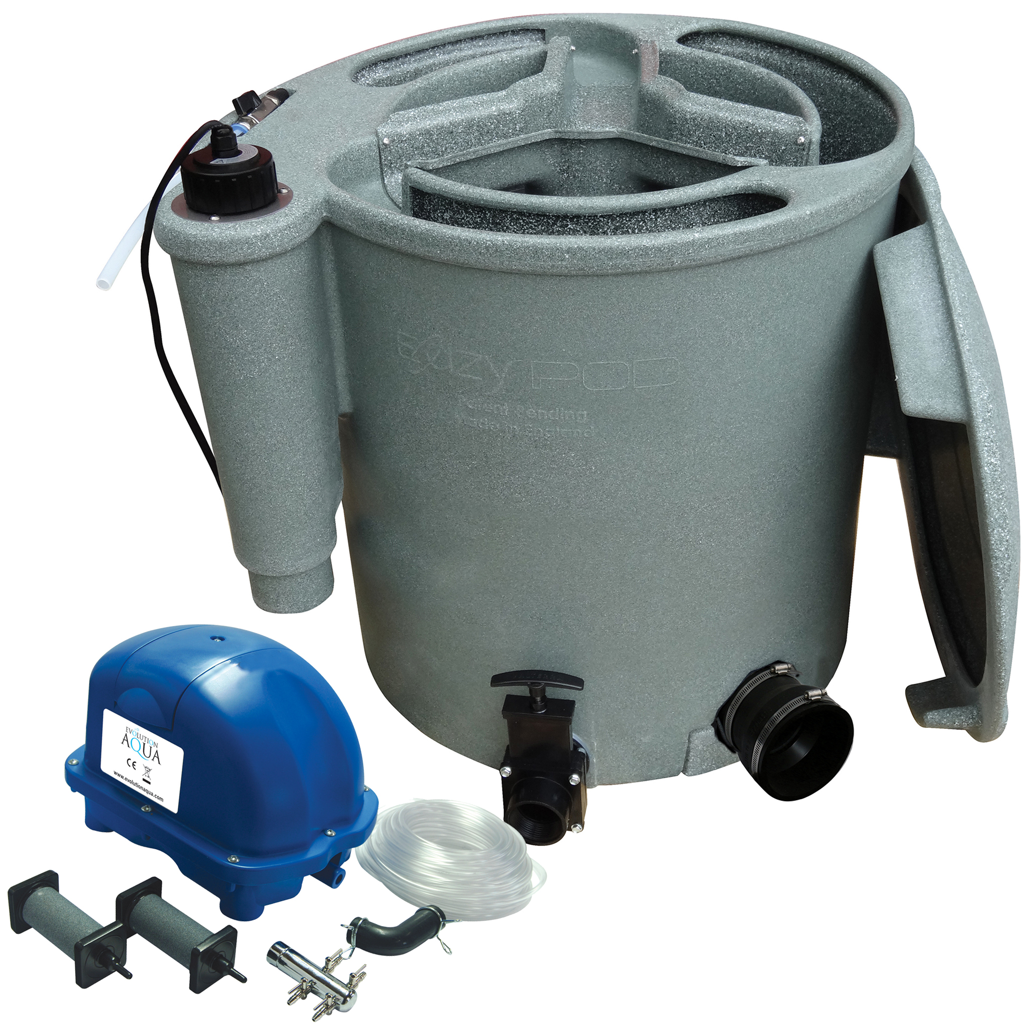 EVOLUTION AQUA EAZYPOD FILTER COMPLETE POND SYSTEM AIR PUMP UV CLARIFIER FISH | eBay UK