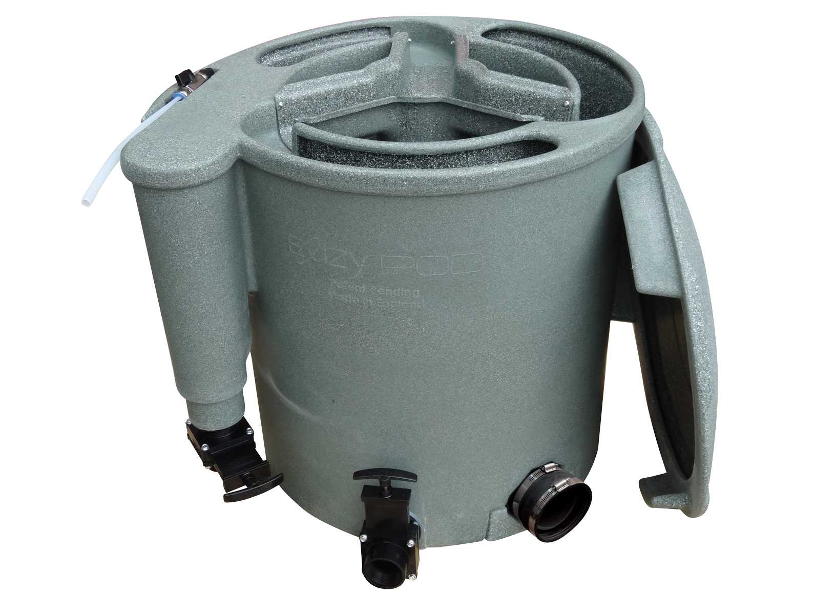 EVOLUTION AQUA EAZYPOD FILTER SYSTEM AIR PUMP EASY POD K1 POND FISH KOI ...