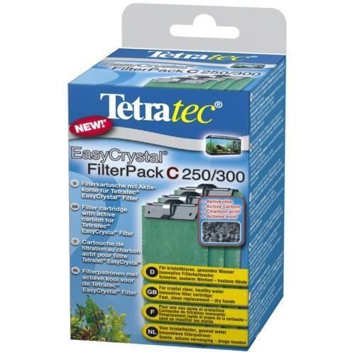 TETRATEC EASY CRYSTAL CARBON FILTER PACK C 250 300 TETRA FISH TANK ...