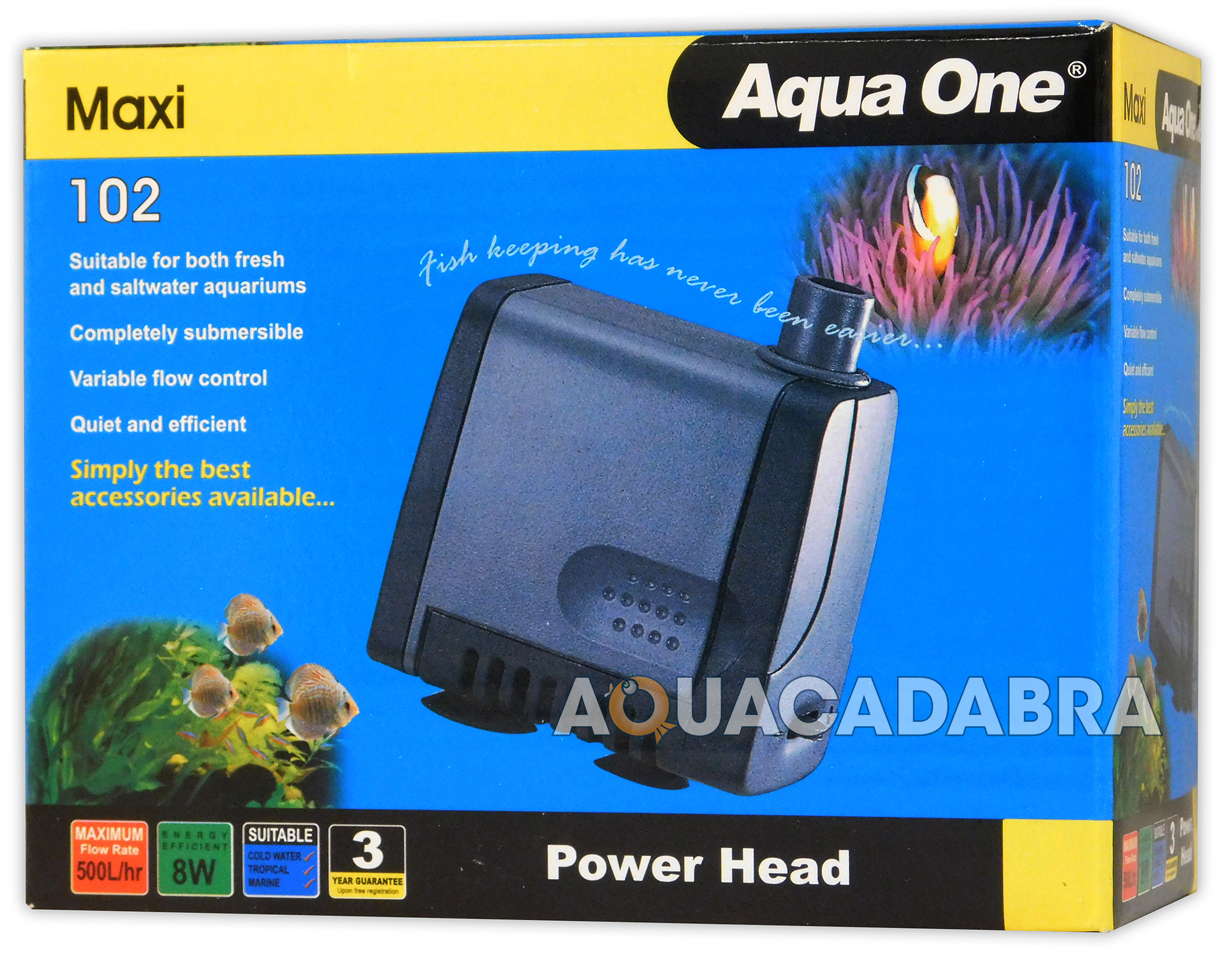 Aqua One Maxi Pump 102 for AquaNano 40 55 Filter Spare Aquarium Fish ...