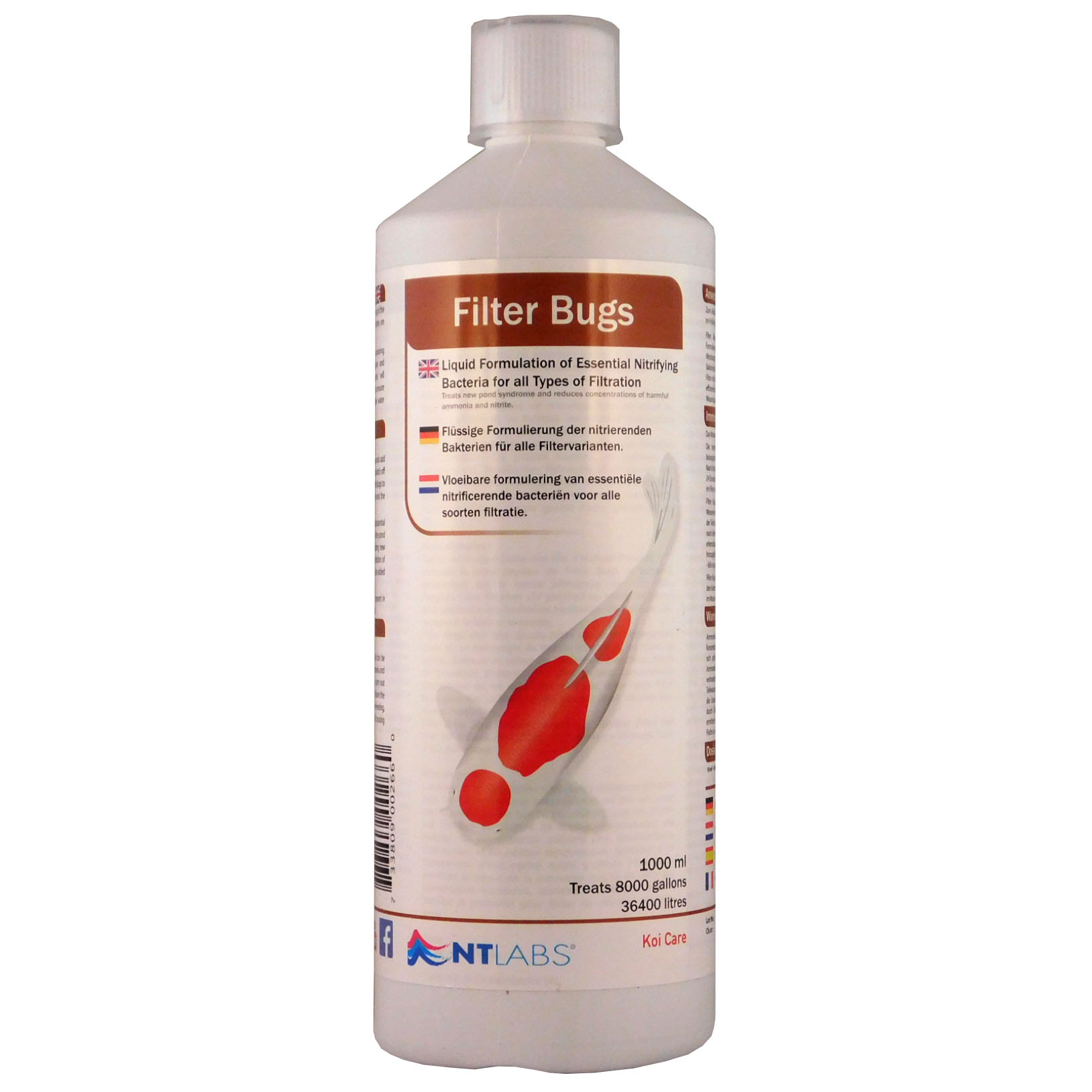 NT Labs Koi Care Filter Bugs Live Bacteria Filter Start Boost Pond Fish ...