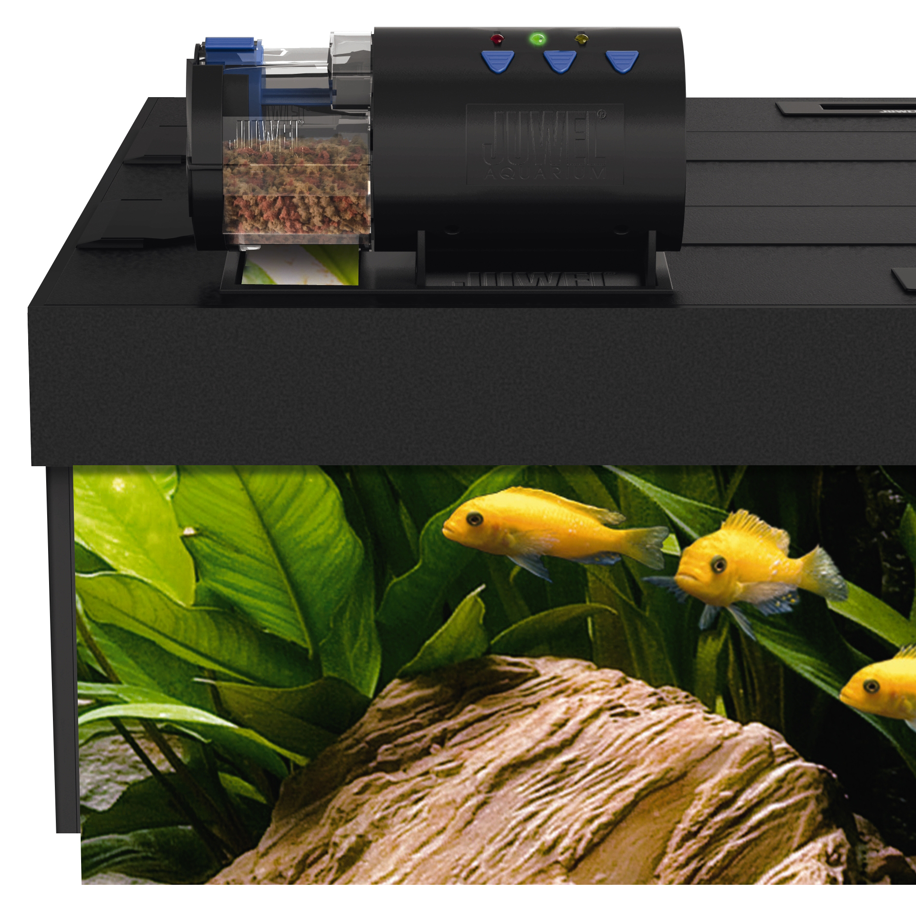JUWEL AQUARIUM AUTO FISH FOOD FEEDER EASYFEED AUTOMATIC FLAKE PELLET JUWEL AQUARIUM AUTO FISH FOOD FEEDER EASYFEED AUTOMATIC FLAKE PELLET