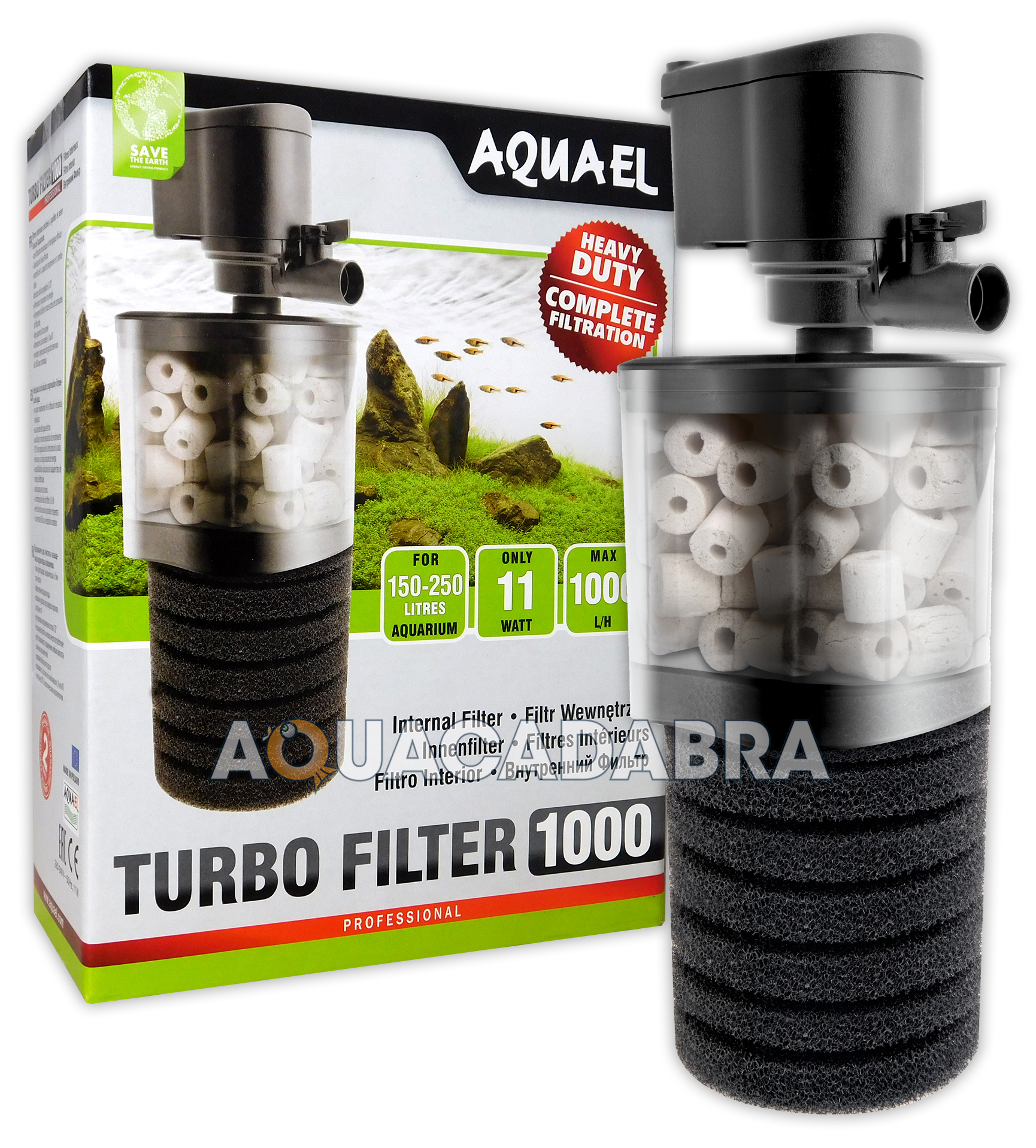 AQUAEL TURBO FILTERS MECHANICAL BIOLOGICAL FILTRATION AERATION AQUARIUM ...