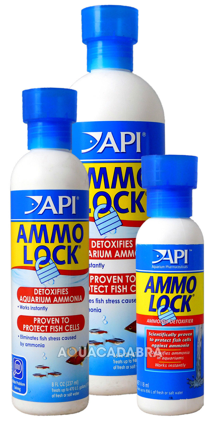 API AMMO LOCK AMMONIA INSTANT PROTECTION DETOXIFY HEALTHY AQUARIUM FISH ...
