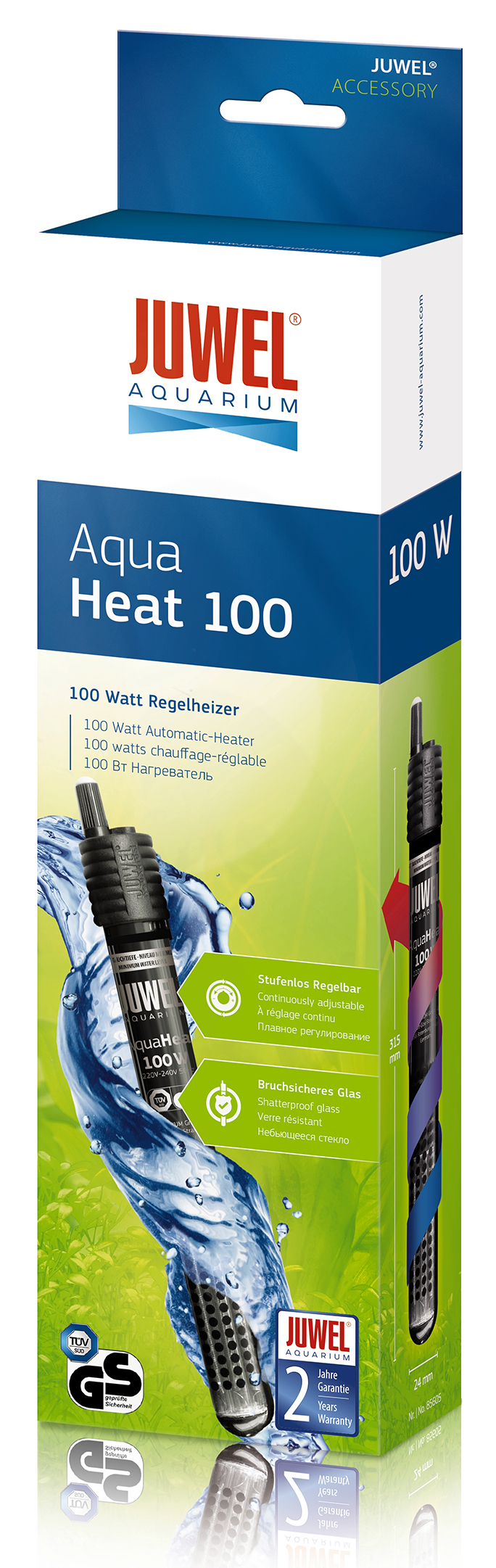 JUWEL AQUA HEAT AQUARIUM TROPICAL HEATER 50W,100W,200W,300W RIO VISION ...