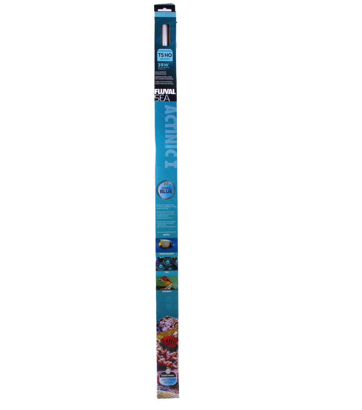 Fluval T5 HO Sea Actinic Bulb / Life Spectrum Bulb Lamp Spare Fish Tank ...