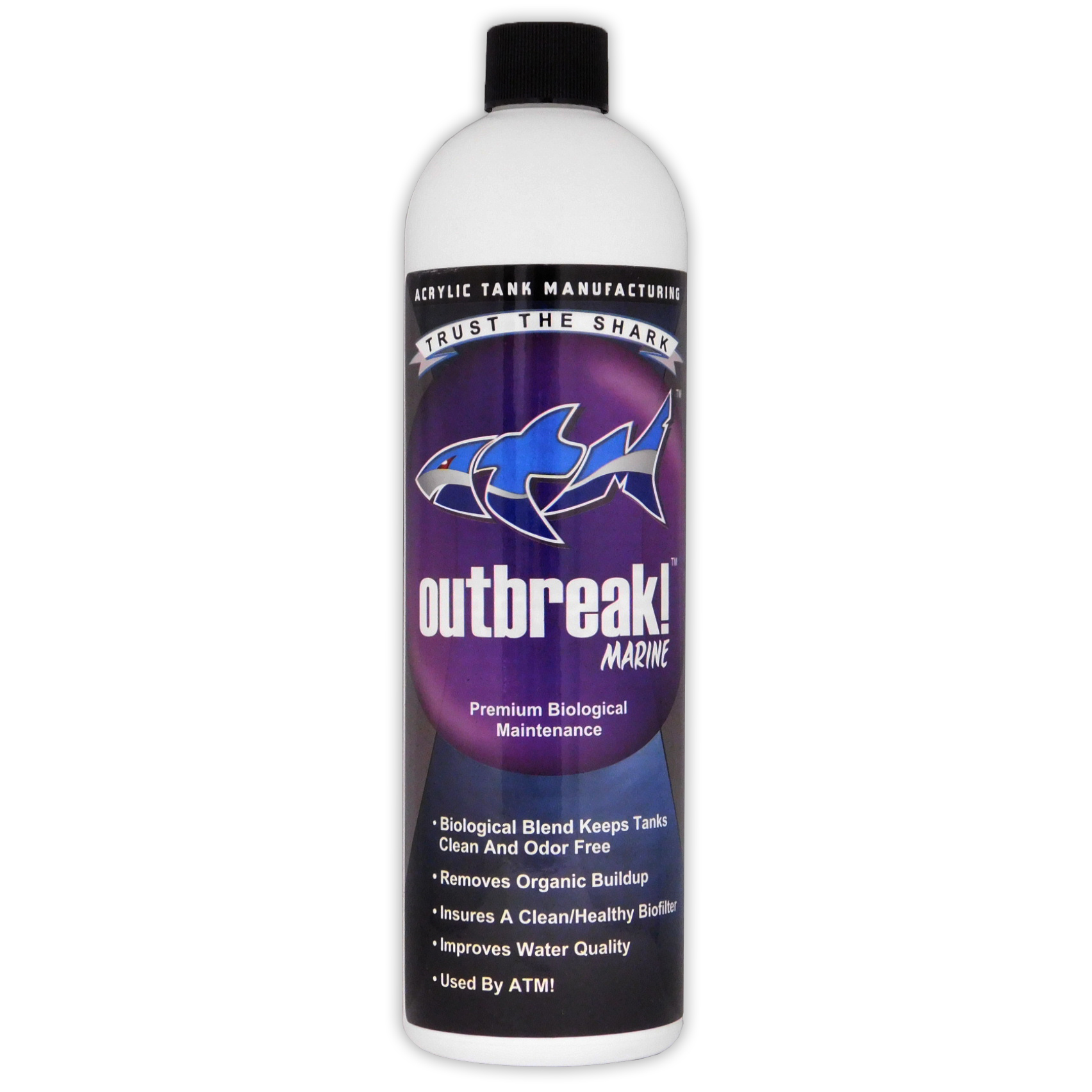ATM OUTBREAK MARINE BIOLOGICAL BACTERIA TANKED CLEAR FISH AQUARIUM TANK ...