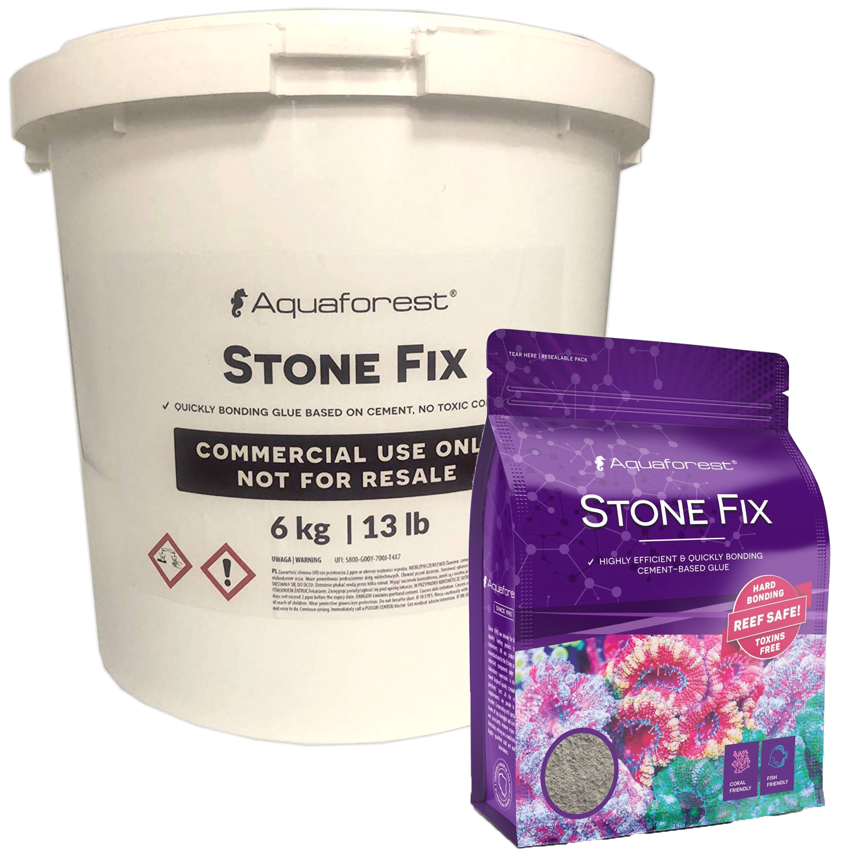 AQUAFOREST STONE FIX 1L 5L MARINE QUICK BONDING GLUE AQUARIUM FISH TANK CEMENT | eBay