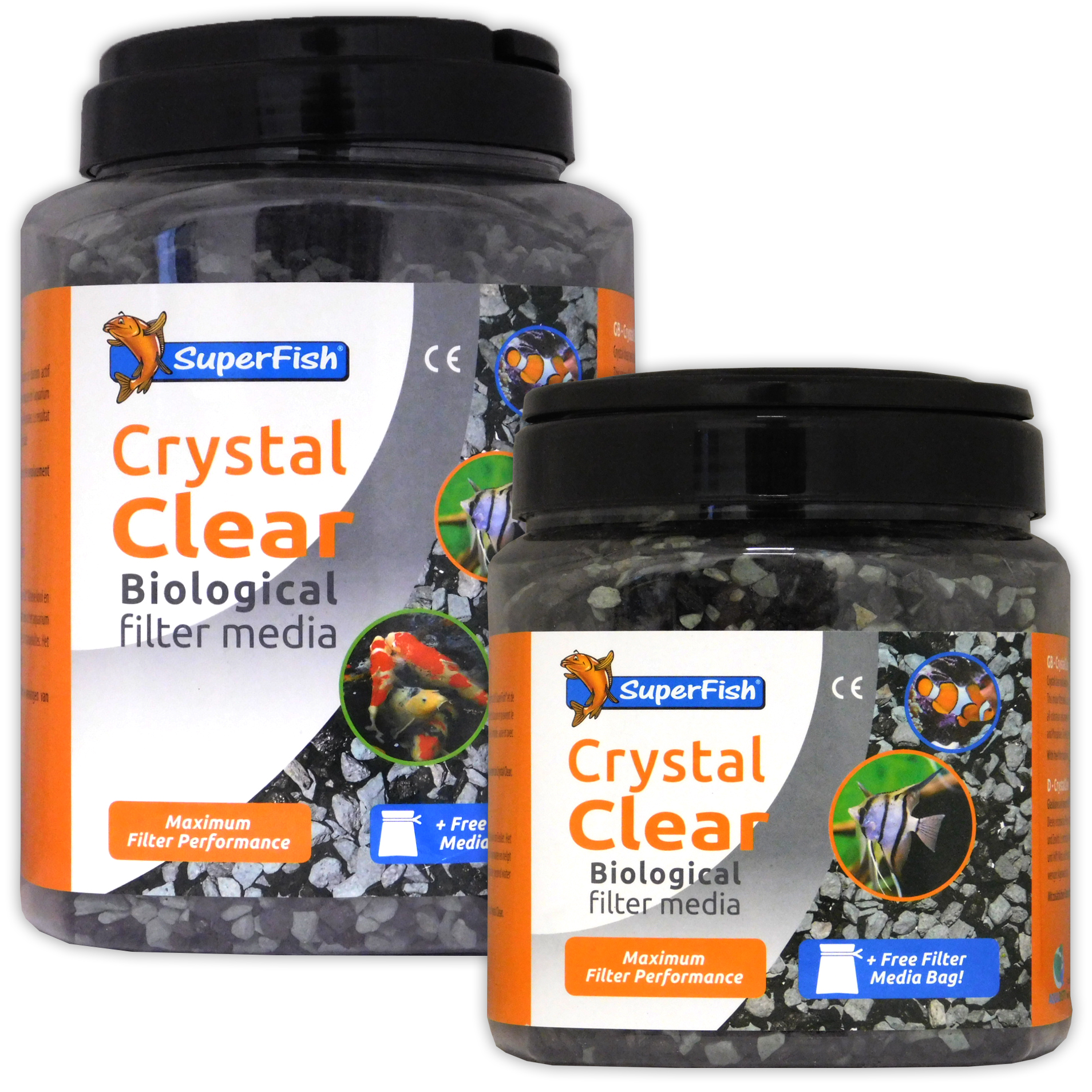 Superfish Crystal Clear Media Carbon Zeolite Clean Healthy Water ...