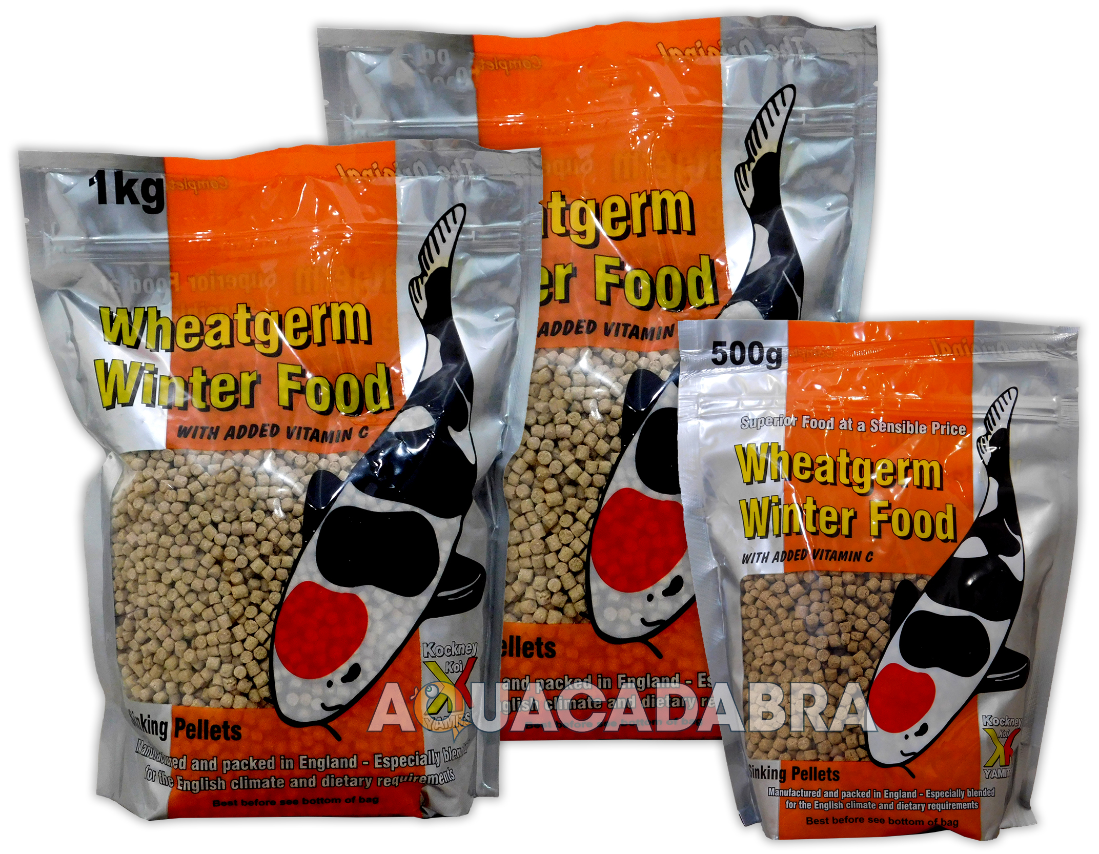 KOCKNEY KOI WHEATGERM SINKING PELLET AUTUMN WINTER FOOD 5MM YAMITSU ...
