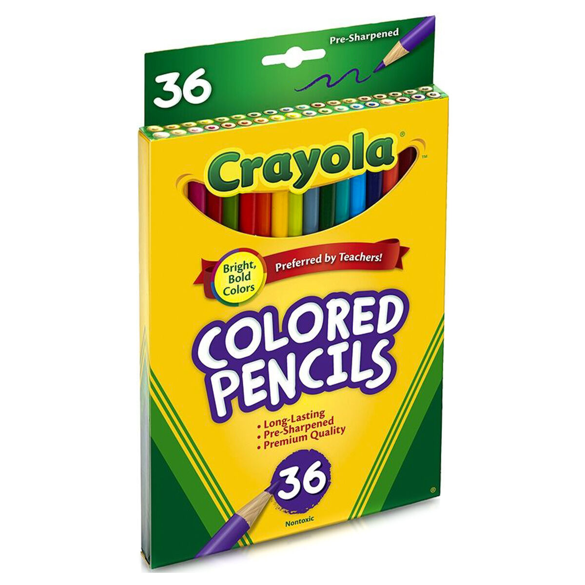 Crayola Coloured Pencils (Pack of 36) 71662040369 | eBay