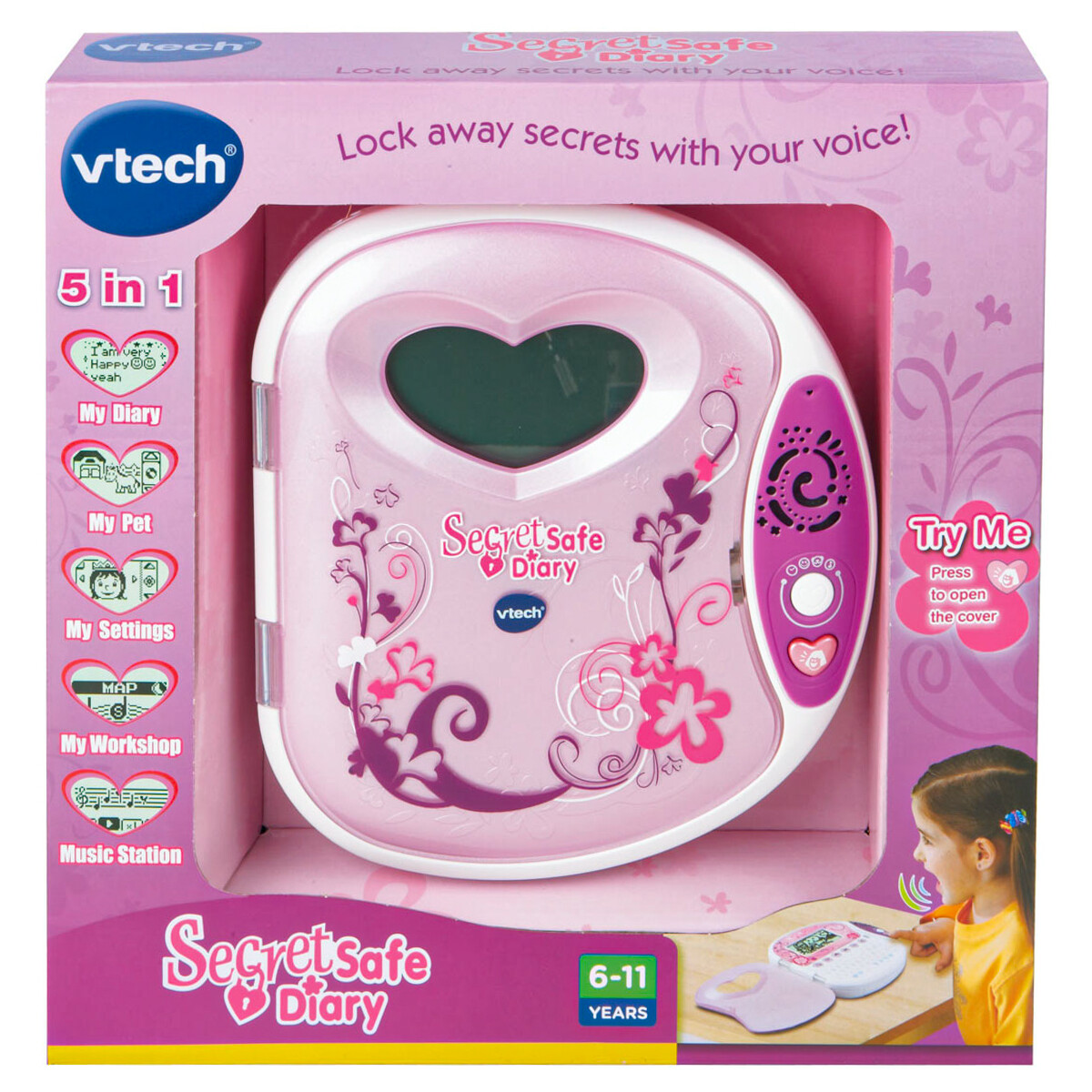 Secret Safe Diary - voice activated locking system too keep your ...