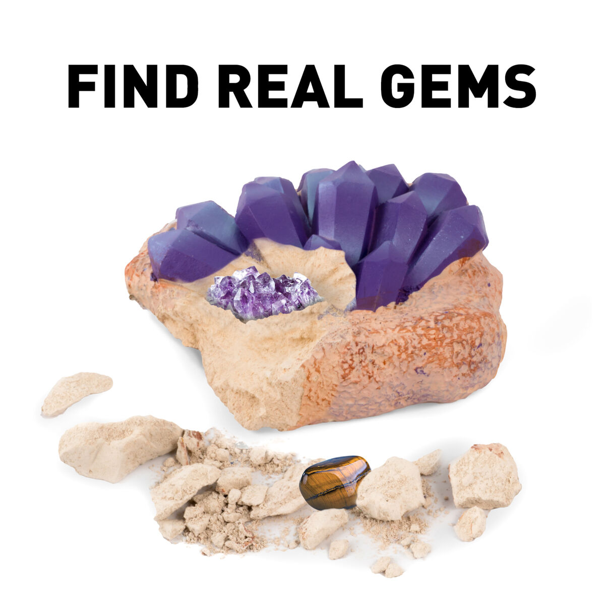 National Geographic Gem Dig Kit STEM Educational Activity for Kids ...