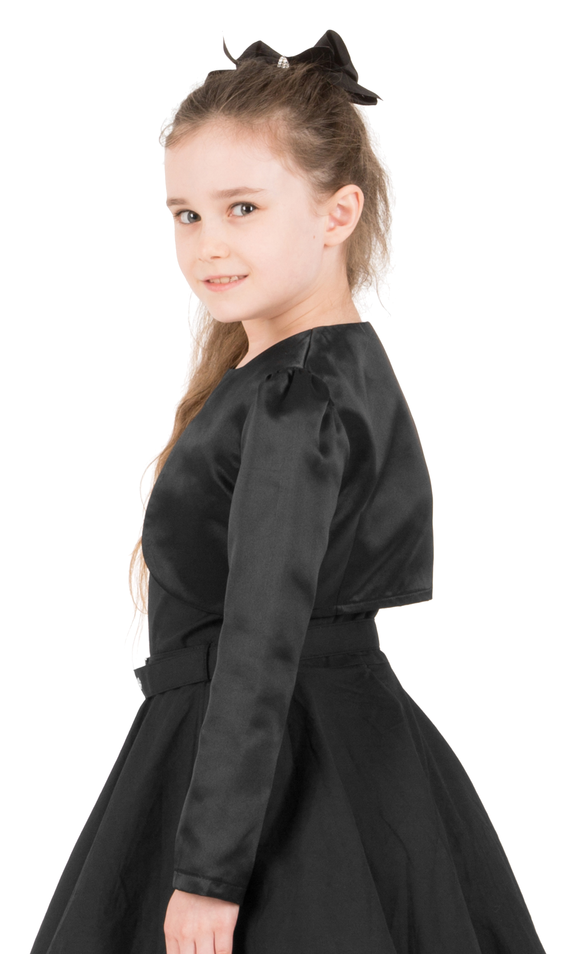 Girls Long Sleeve Party Bridesmaid Prom Bolero Shrug | eBay