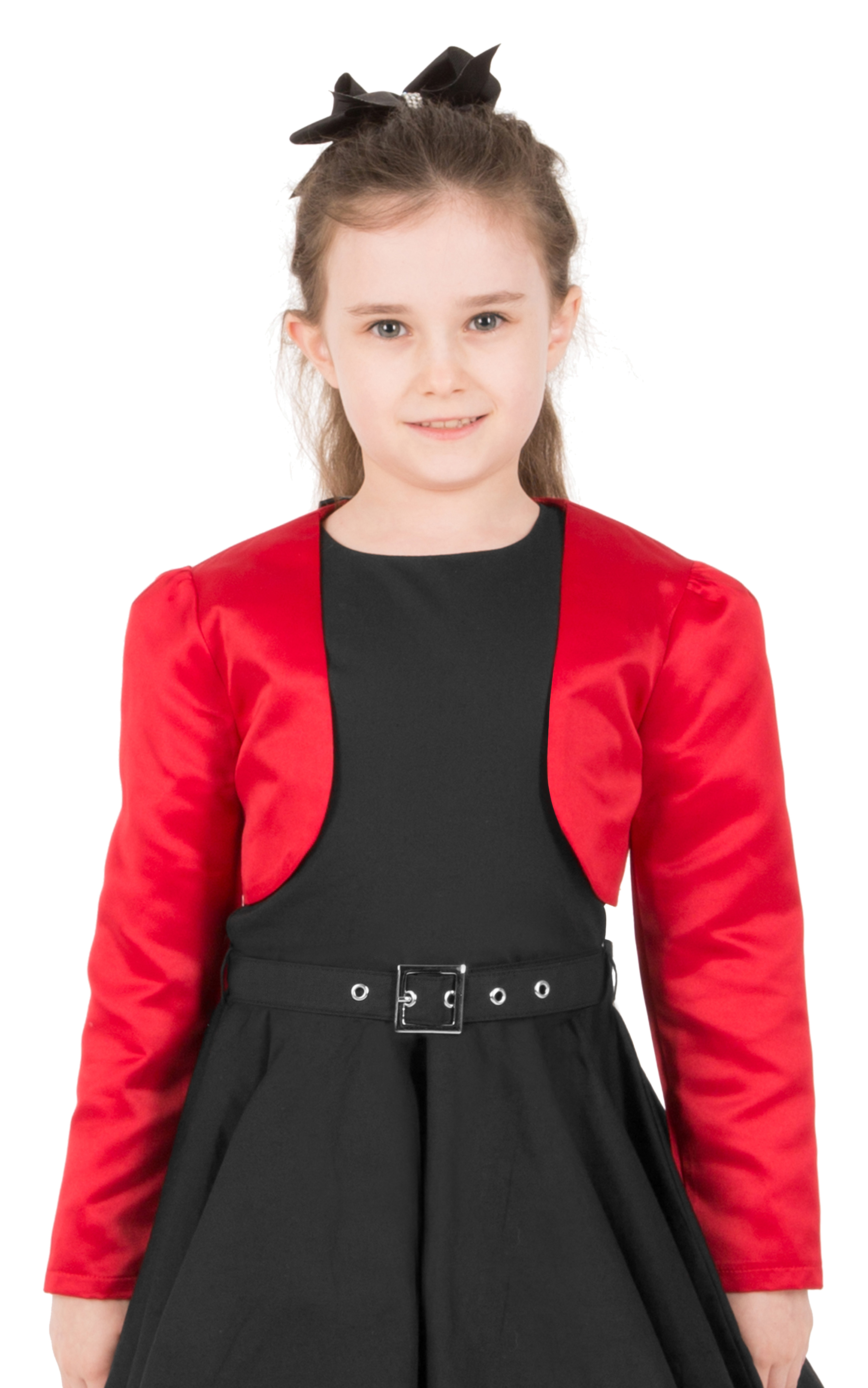 BlackButterfly Kids Long Sleeve Party Bridesmaid Prom Bolero Shrug | eBay