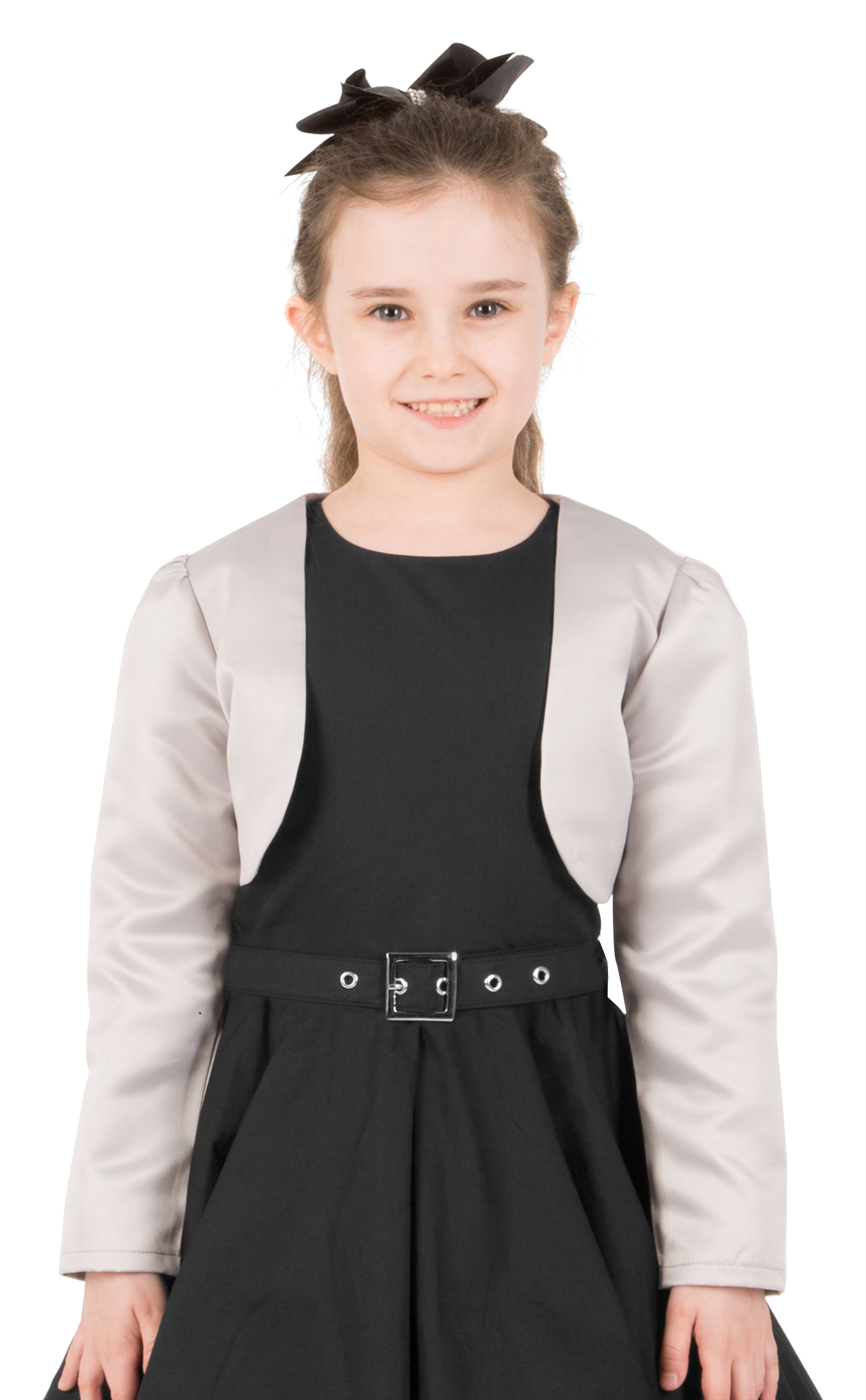 BlackButterfly Kids Long Sleeve Party Bridesmaid Prom Bolero Shrug | eBay