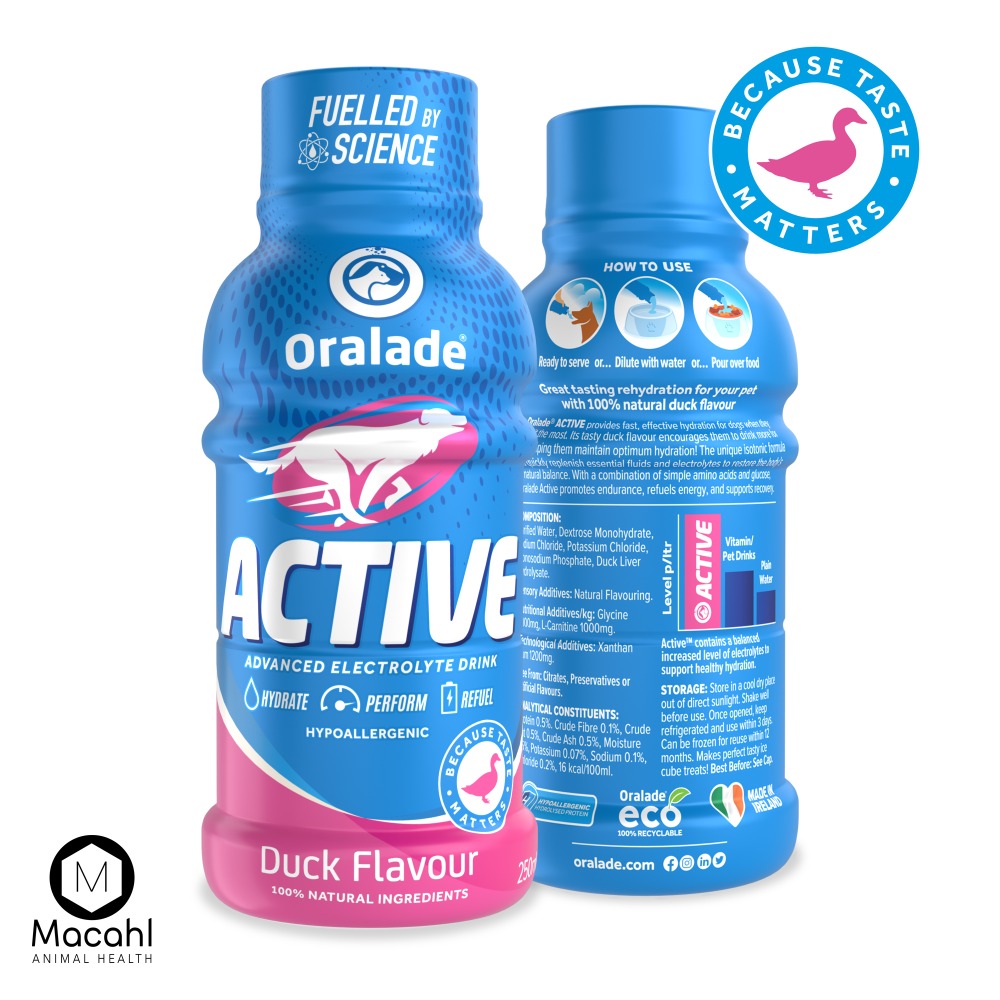 Oralade Active Isotonic Hydration Fluid For Dogs Chicken Duck Or ...