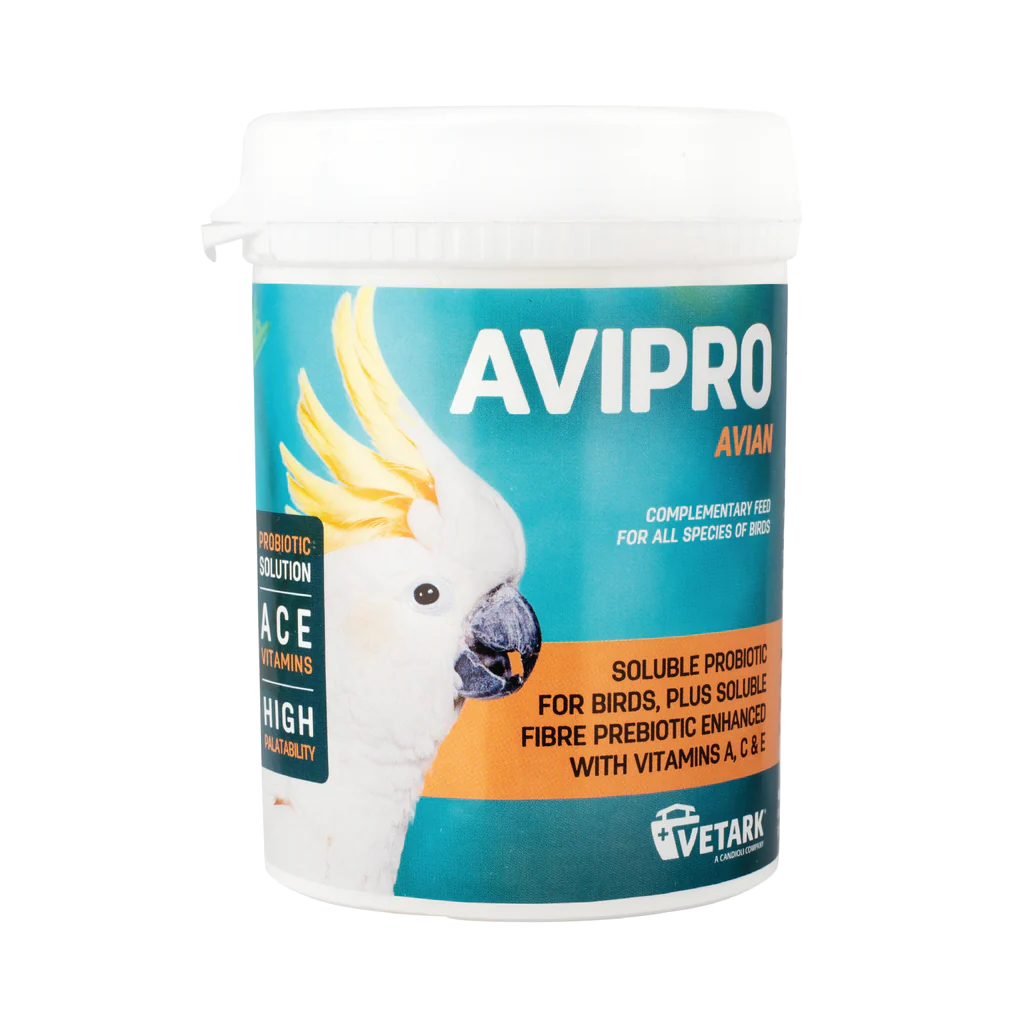 Vetark Avipro Avian Bird Prebiotic & Probiotic Supplement Healthcare ...