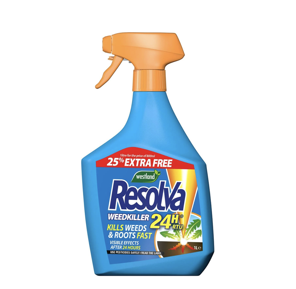 Resolva Moss, Weed & Bug Killer Spray 1L For Paths, Patios, Lawns ...
