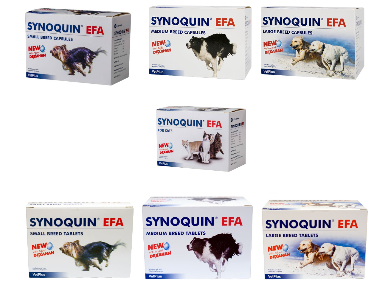 Synoquin EFA Joint Supplement Support Tablets Or Capsules For Pets Cats ...