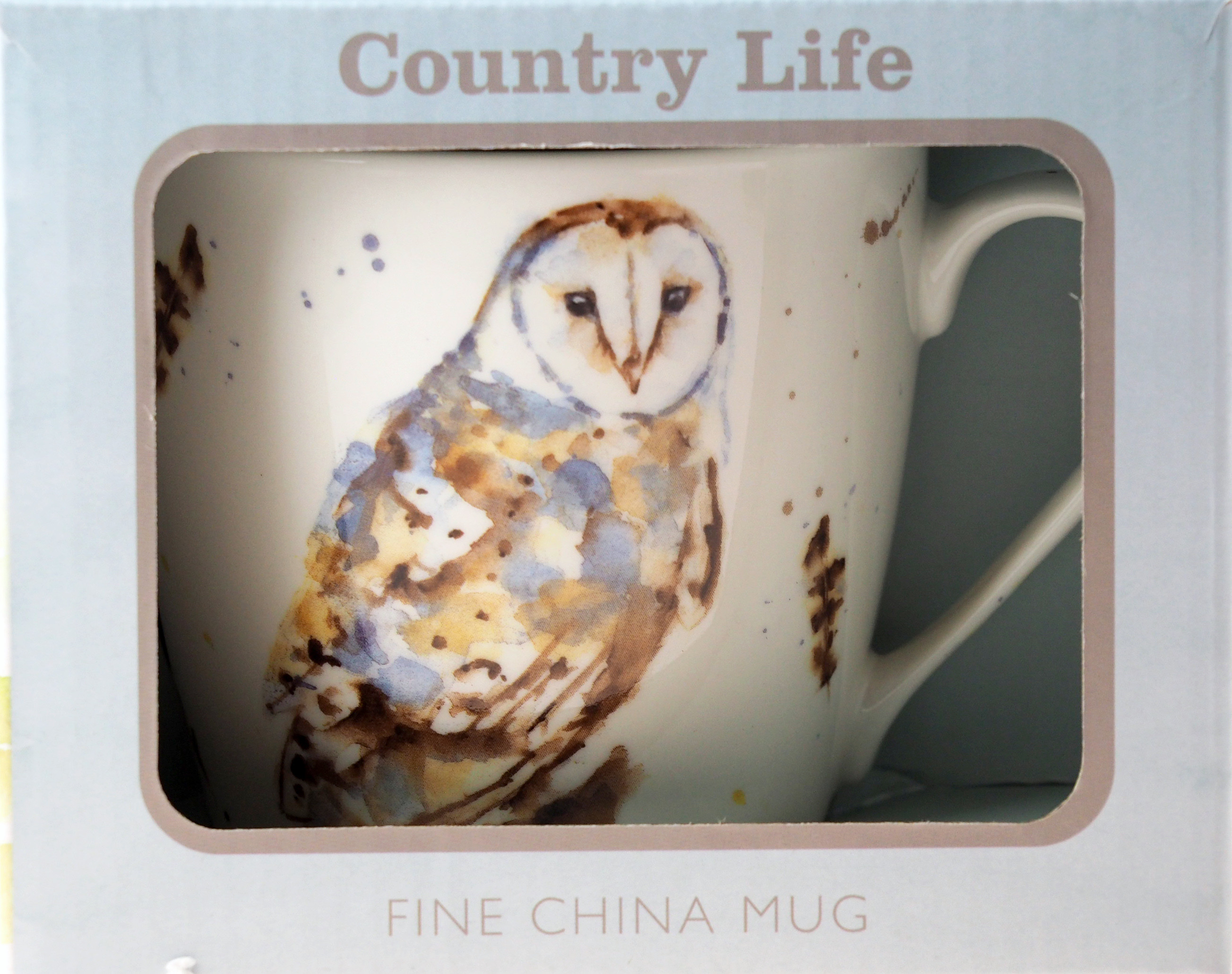 Country Life Watercolour Animal White Ceramic China Mug | eBay UK